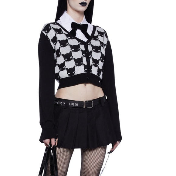 Dolls Kill | Sweaters | Dolls Kill X Emily The Strange Cardigan | Poshmark